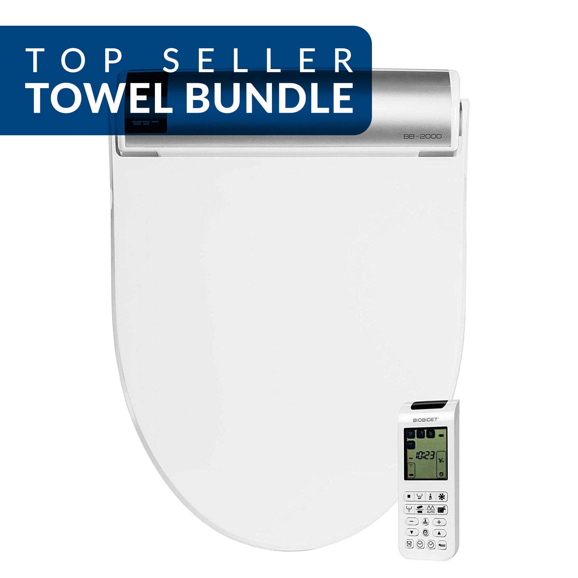 BB-2000 Bidet Toilet Seat Bundle - BLISS Collection - Bio Bidet by Bemis